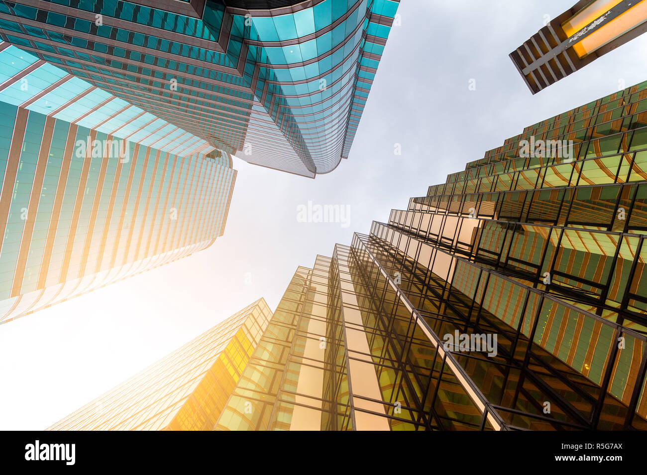 Office building from low angle Stock Photo - Alamy