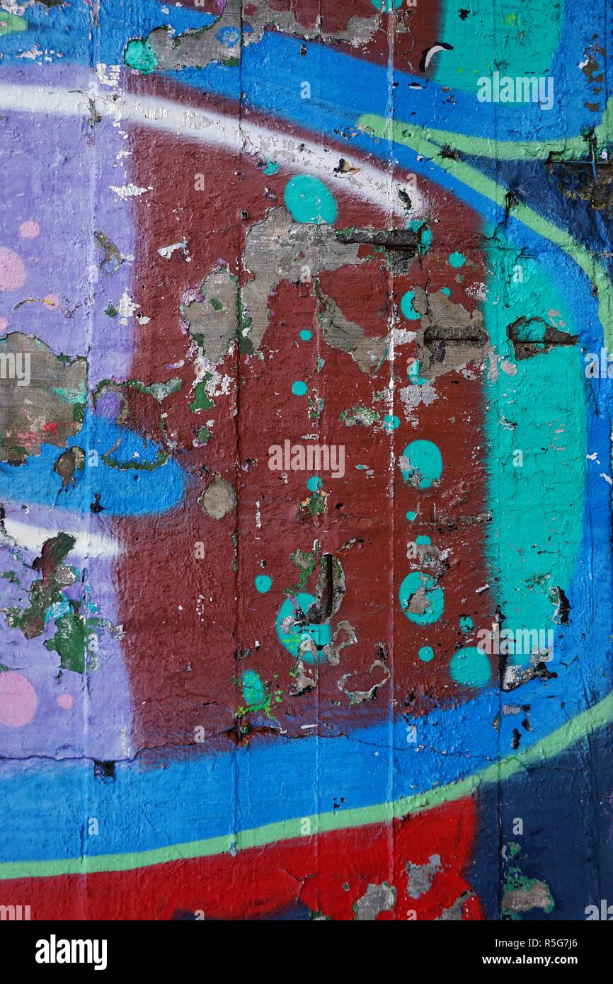 the colorful wall texture Stock Photo - Alamy