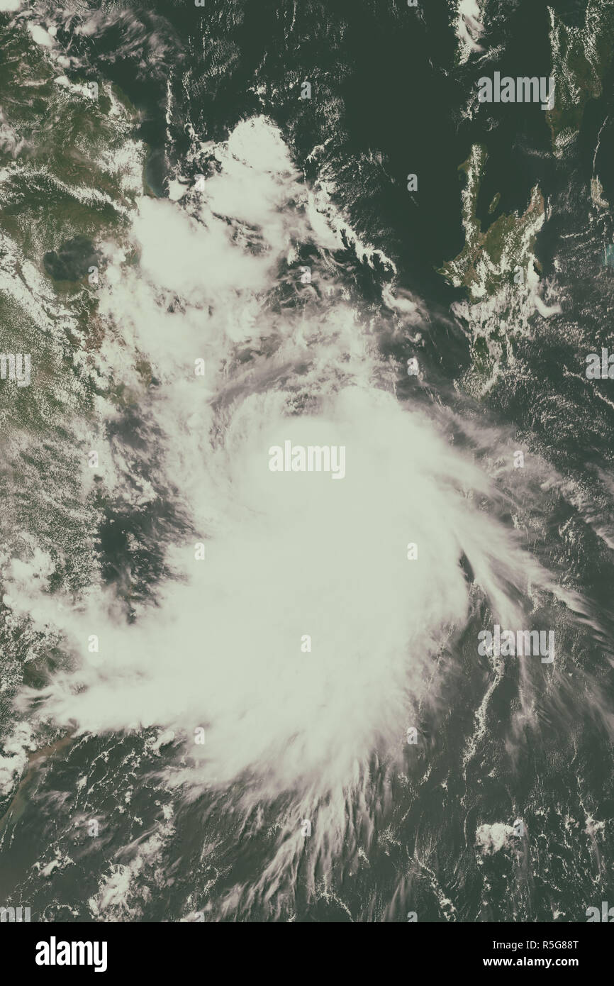 Tropical cyclone in the Caribbean Sea Stock Photo - Alamy