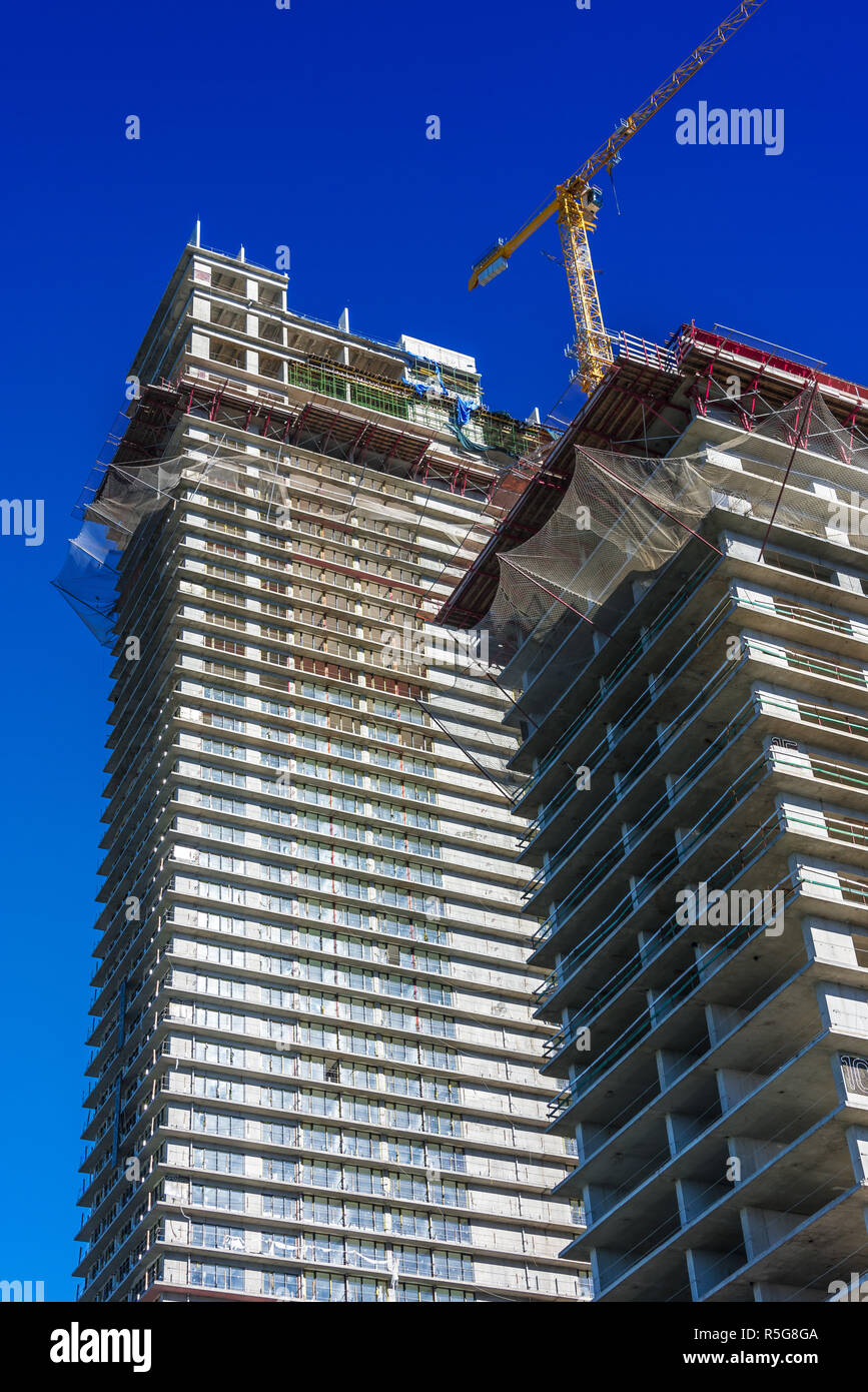 Construction of modern urban residential architecture Stock Photo - Alamy