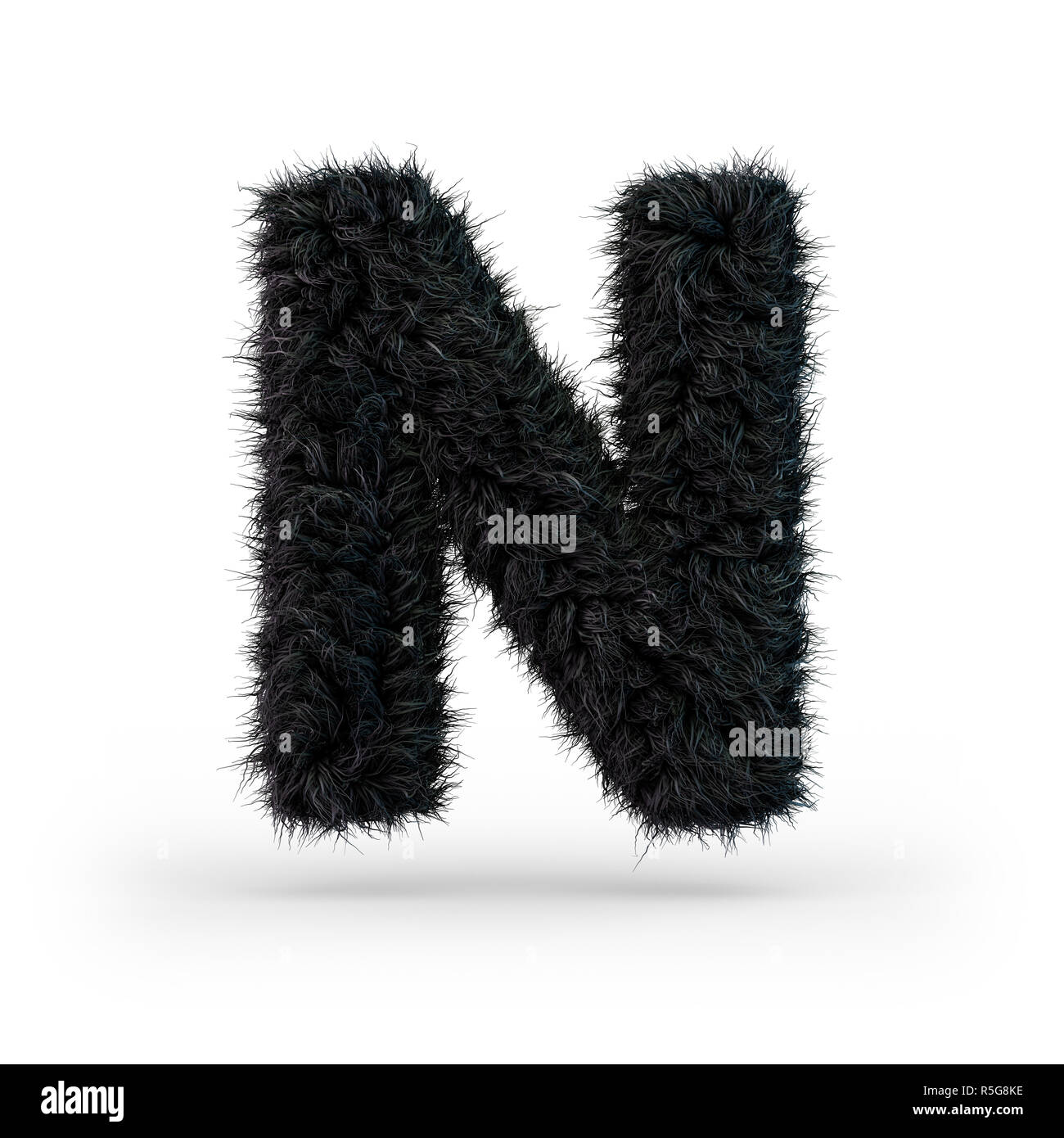Decorative letter n black and white hi-res stock photography and images ...