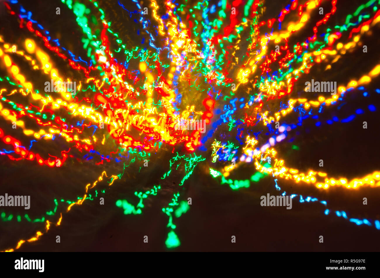 abstract background of blurred lights Stock Photo - Alamy