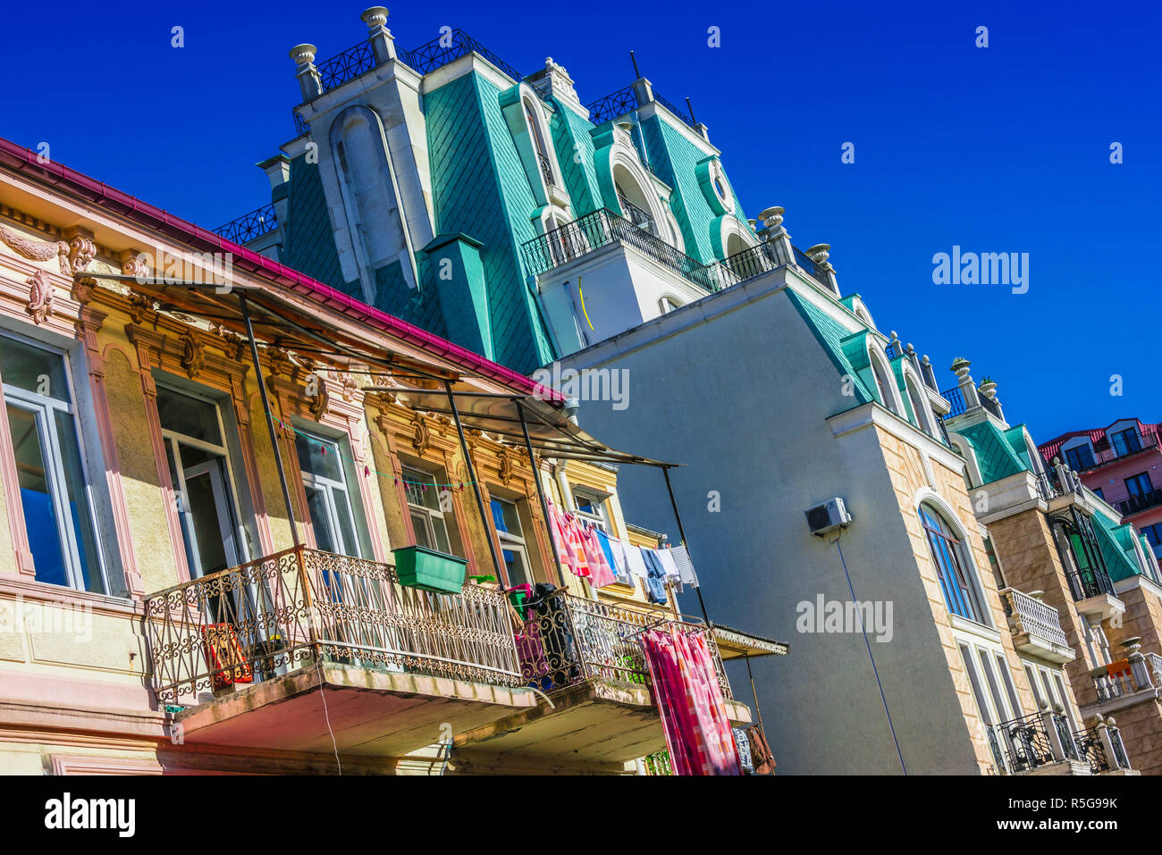 Architecture of Batumi in Autonomous Republic of Adjara, Georgia Stock ...