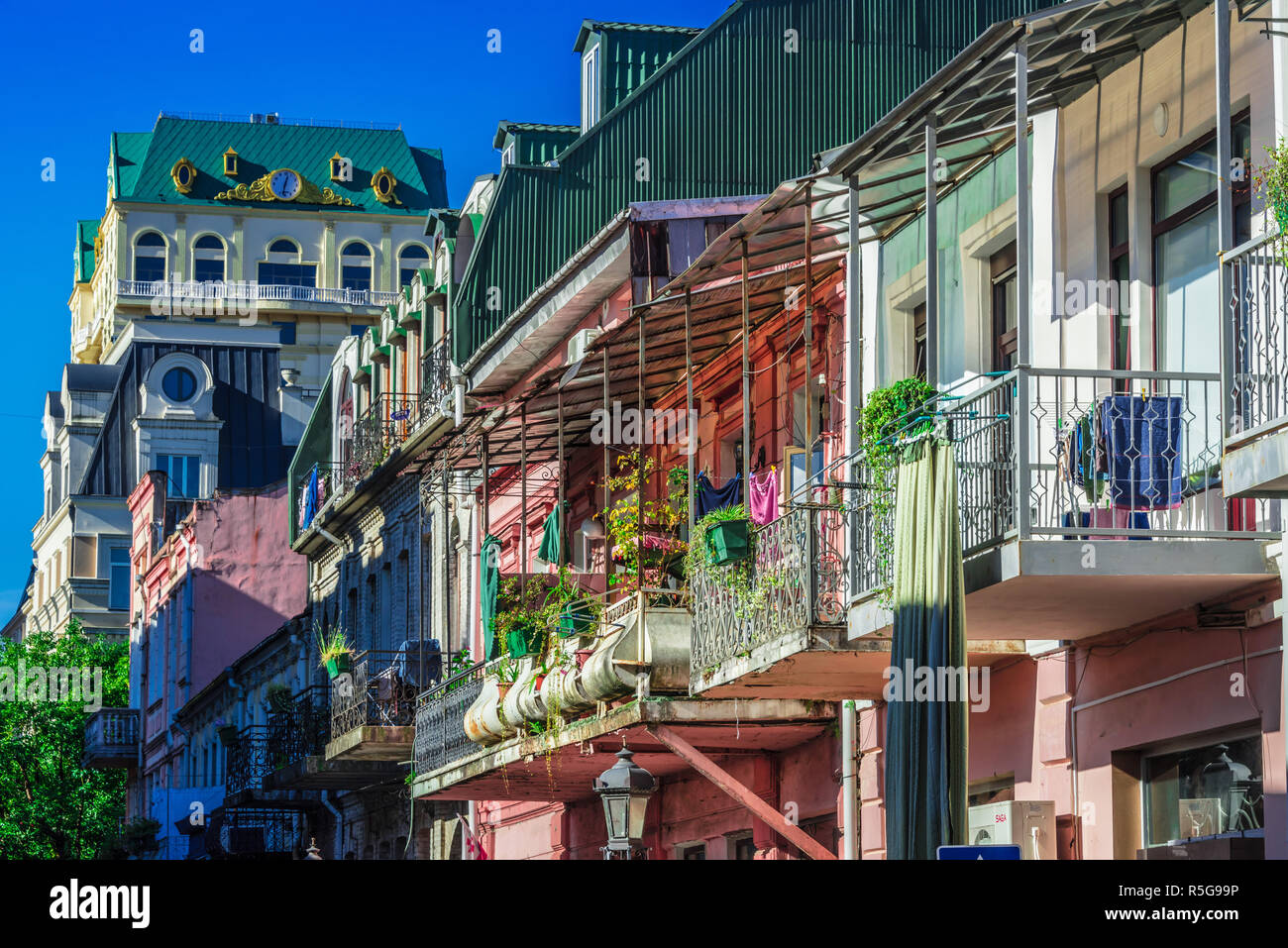Architecture of Batumi in Autonomous Republic of Adjara, Georgia Stock ...