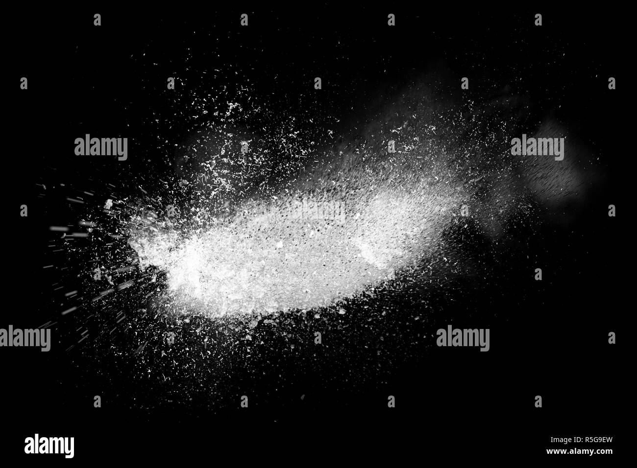 Flour explosion Black and White Stock Photos & Images - Alamy