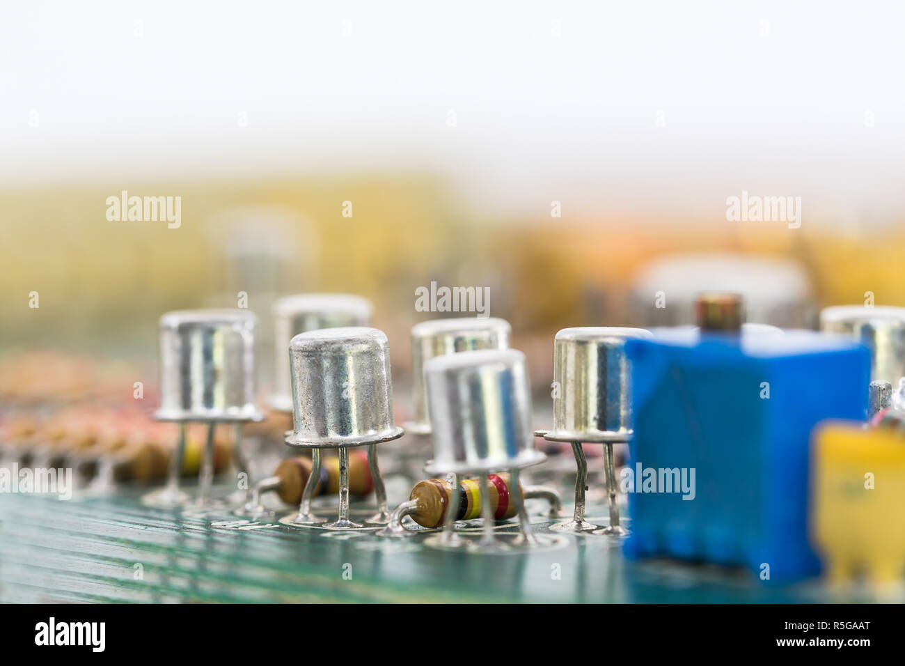 Close up electronic circuit board Stock Photo - Alamy