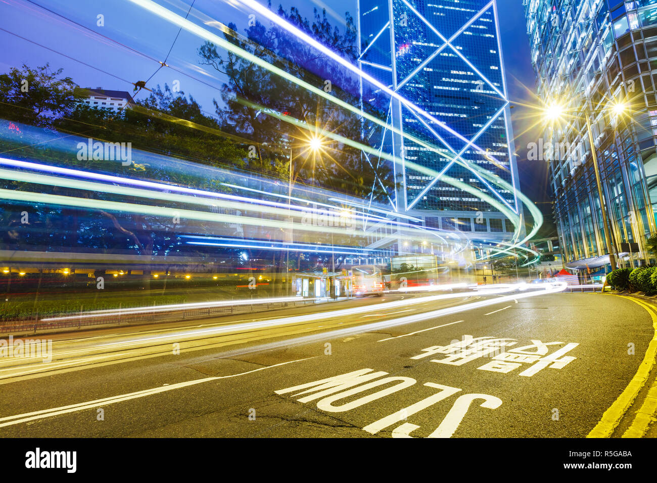 Hong Kong traffic Stock Photo - Alamy