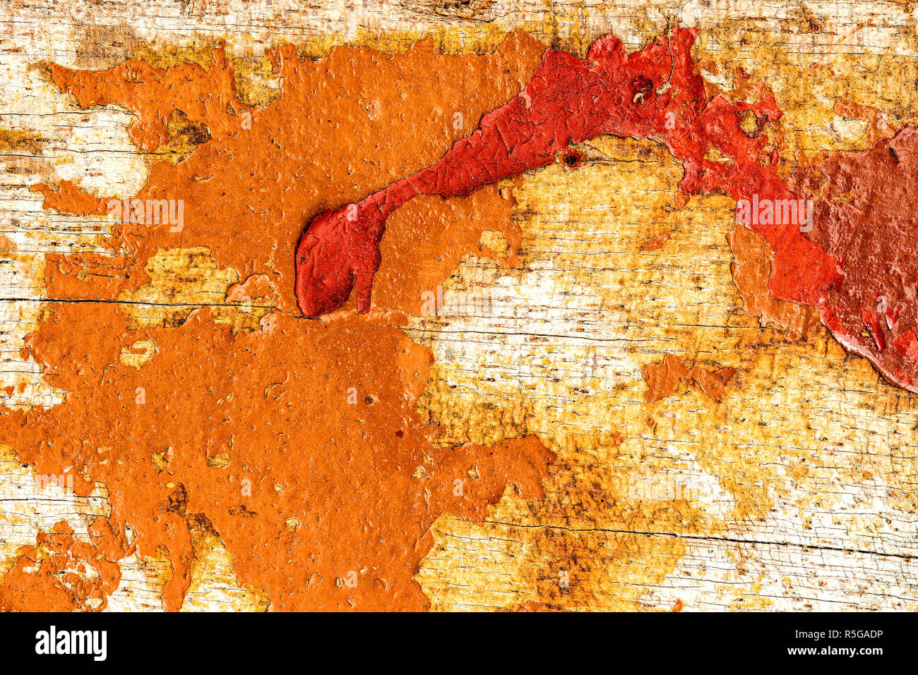 old board with paint rests Stock Photo - Alamy