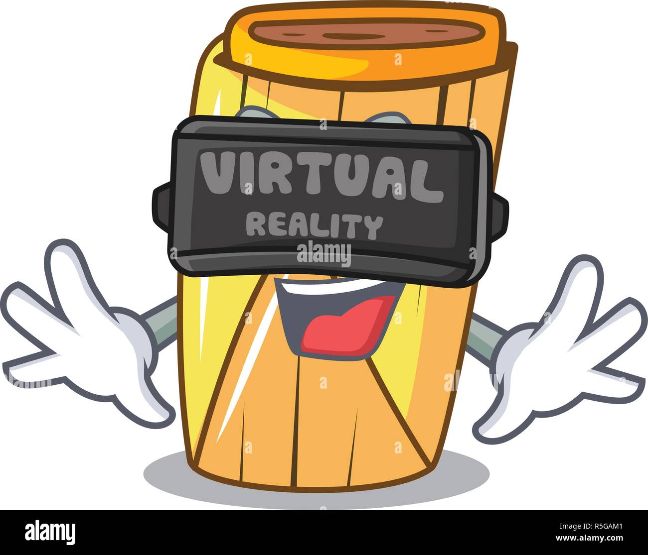 Virtual reality traditional mexican food dishes tamales character ...