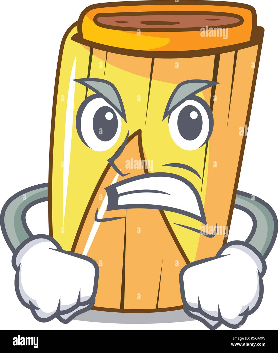 Angry traditional mexican food dishes tamales character vector ...