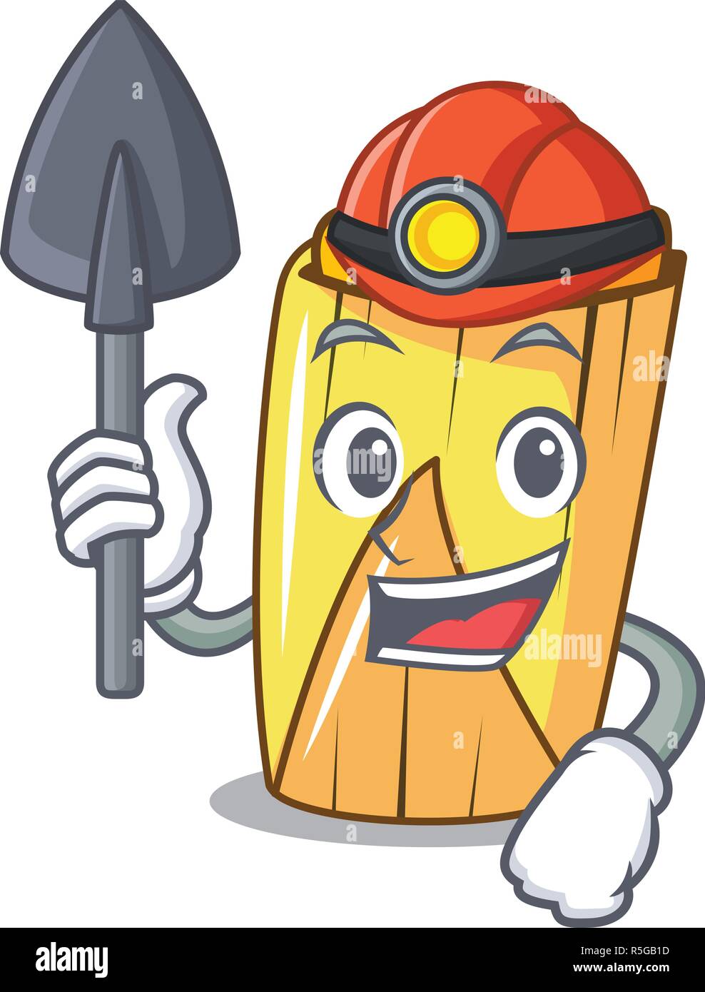Miner traditional mexican food dishes tamales character vector ...
