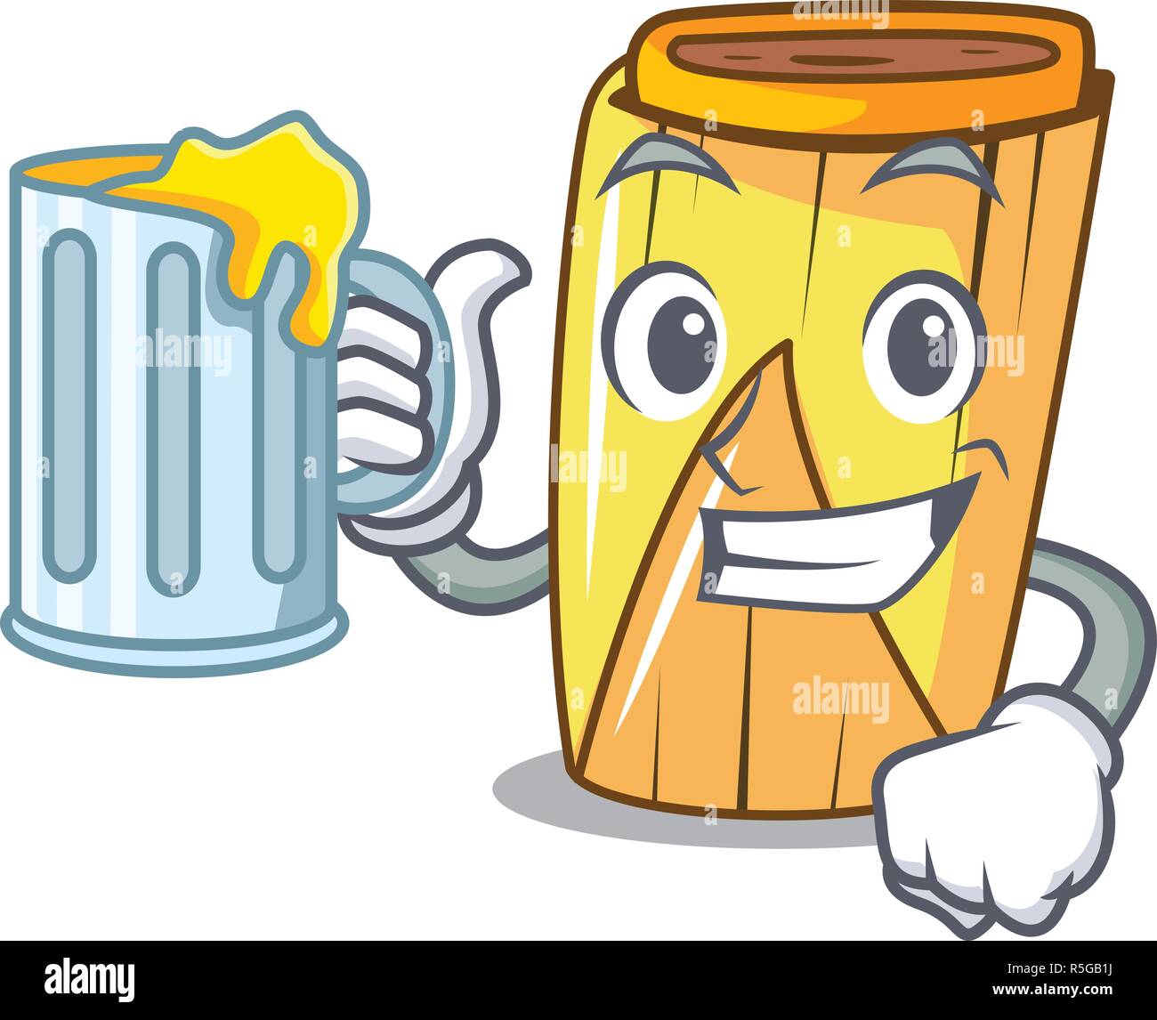 With juice traditional mexican food dishes tamales character vector ...