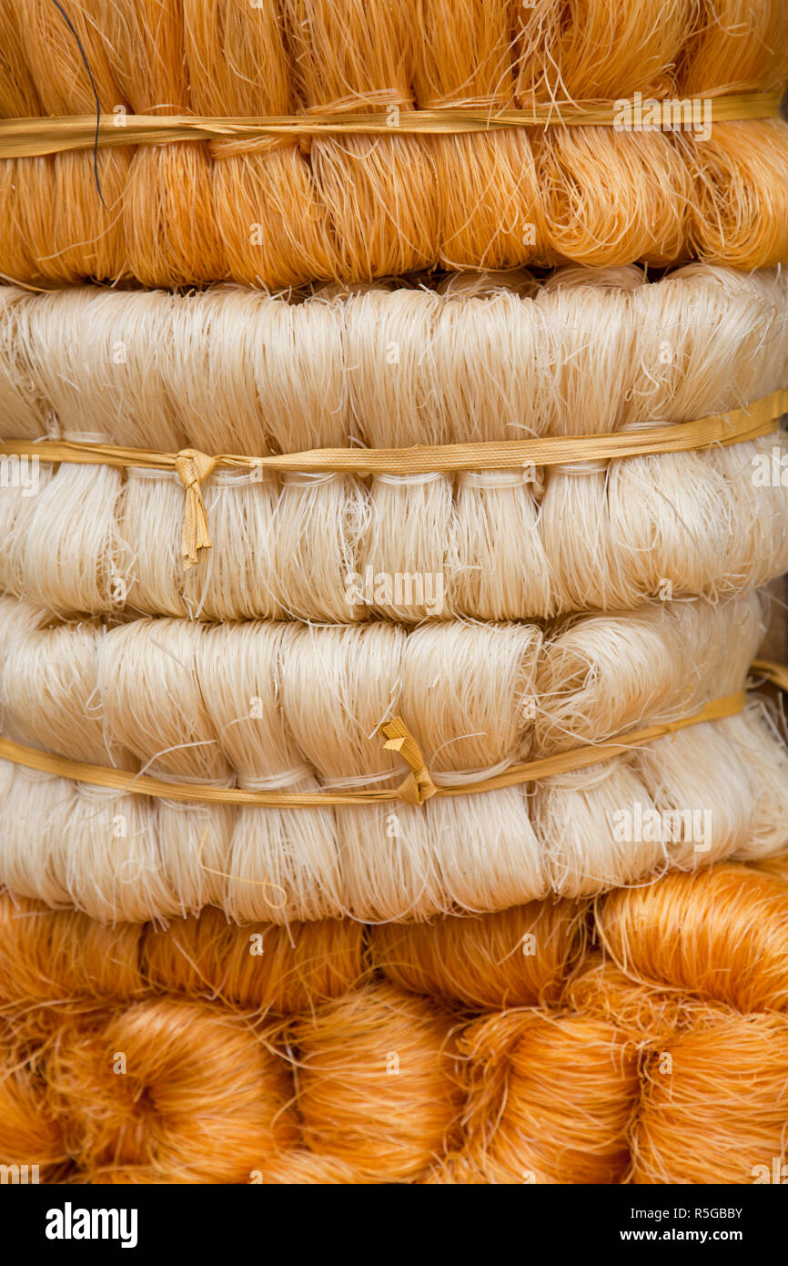 Rice noodles, Old Quarter, Hanoi, Vietnam Stock Photo - Alamy