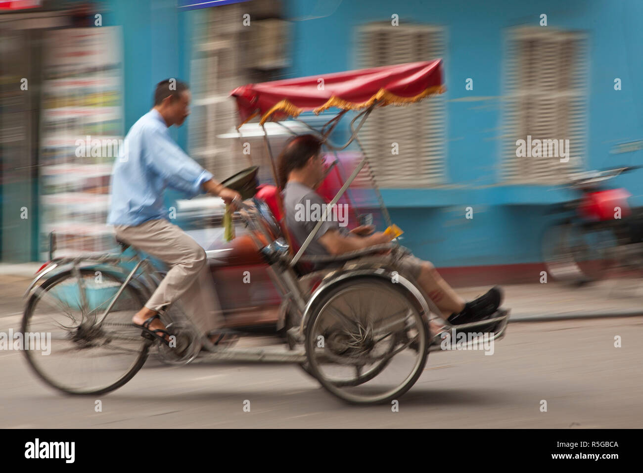 Hanoi and cyclo hi-res stock photography and images - Alamy