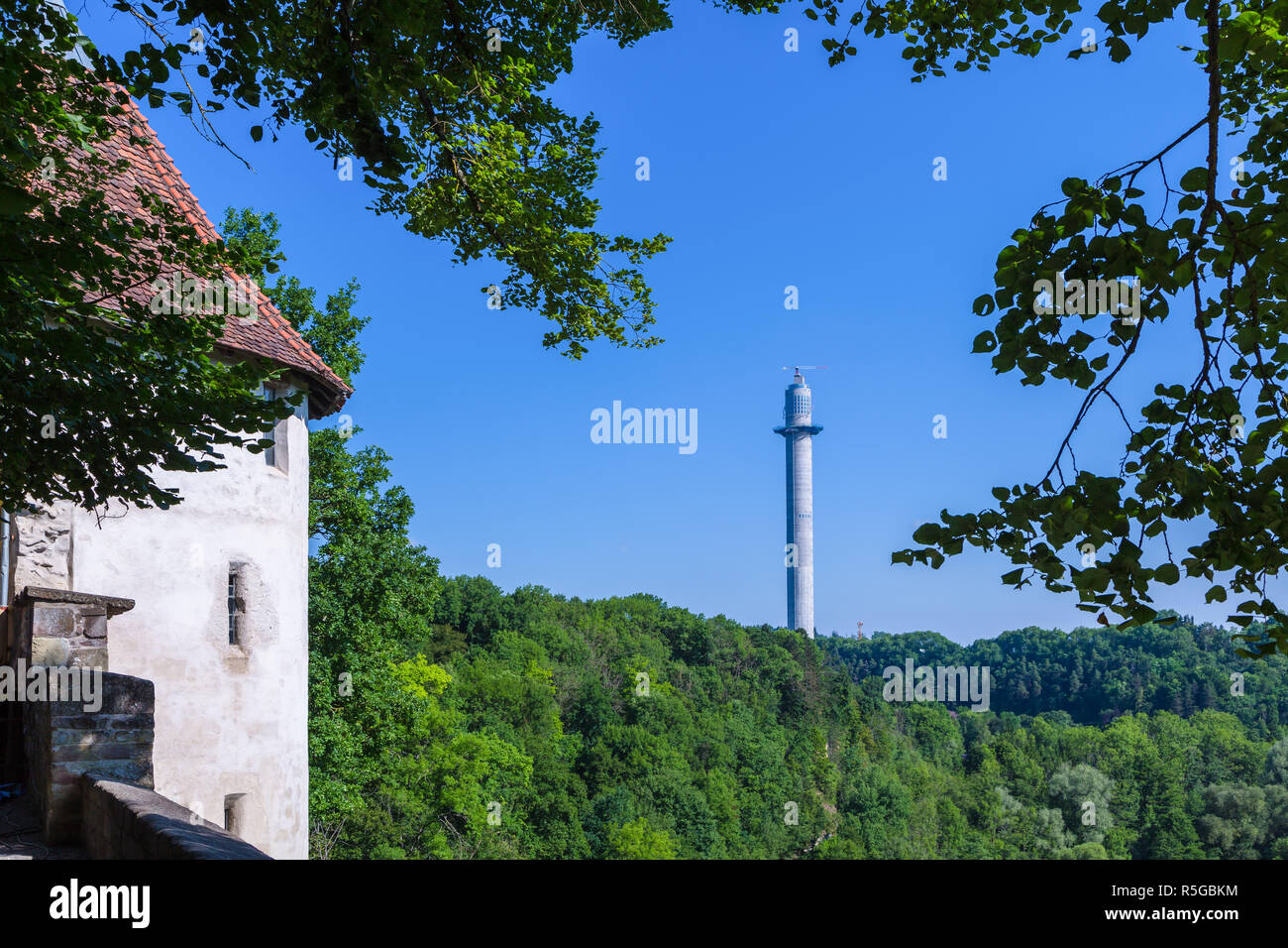 pulverturm and test tower in rottweil Stock Photo - Alamy