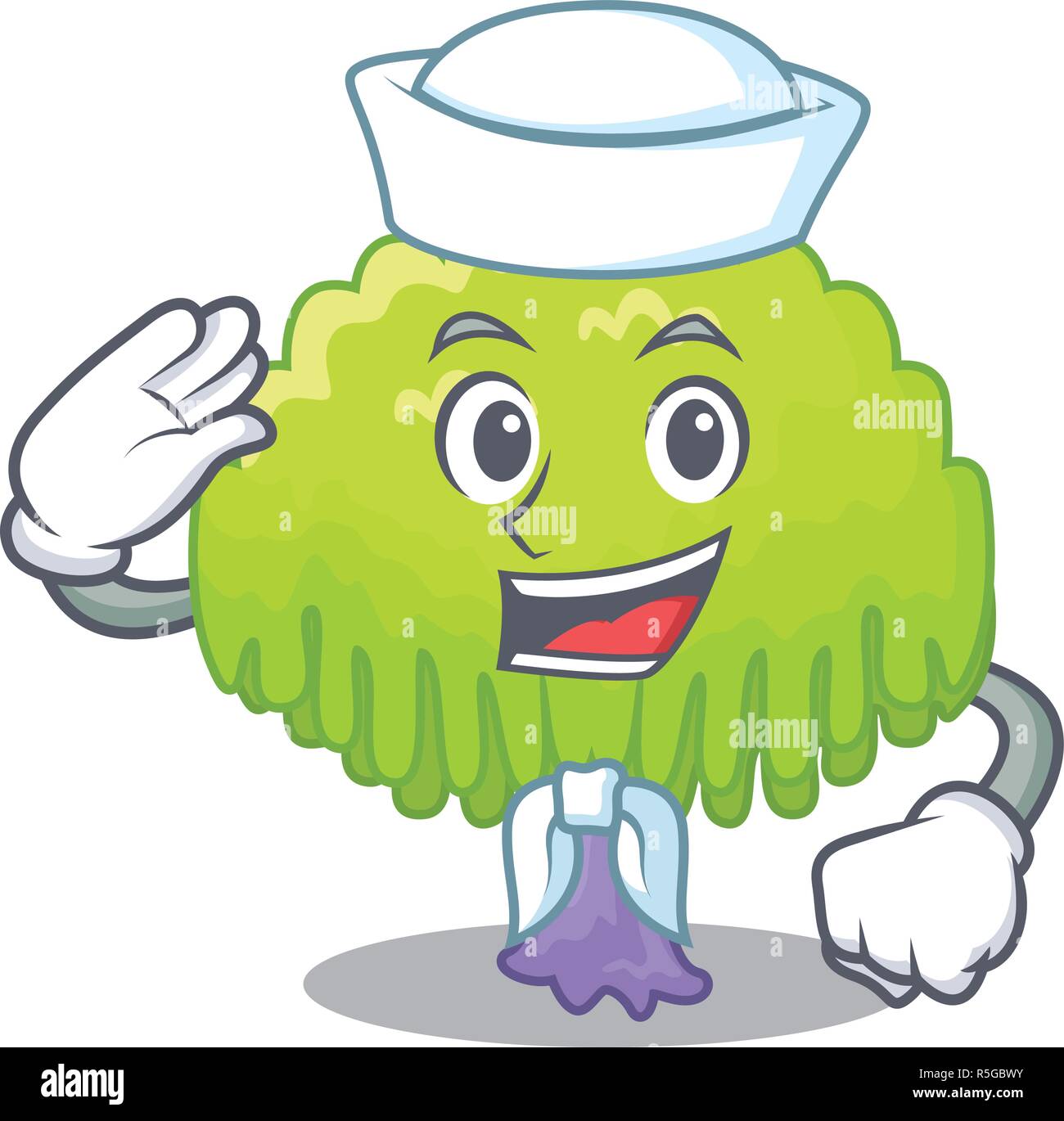 Sailor Isolated Weeping Willow On The Mascot Vector Illustration Stock Vector Image And Art Alamy