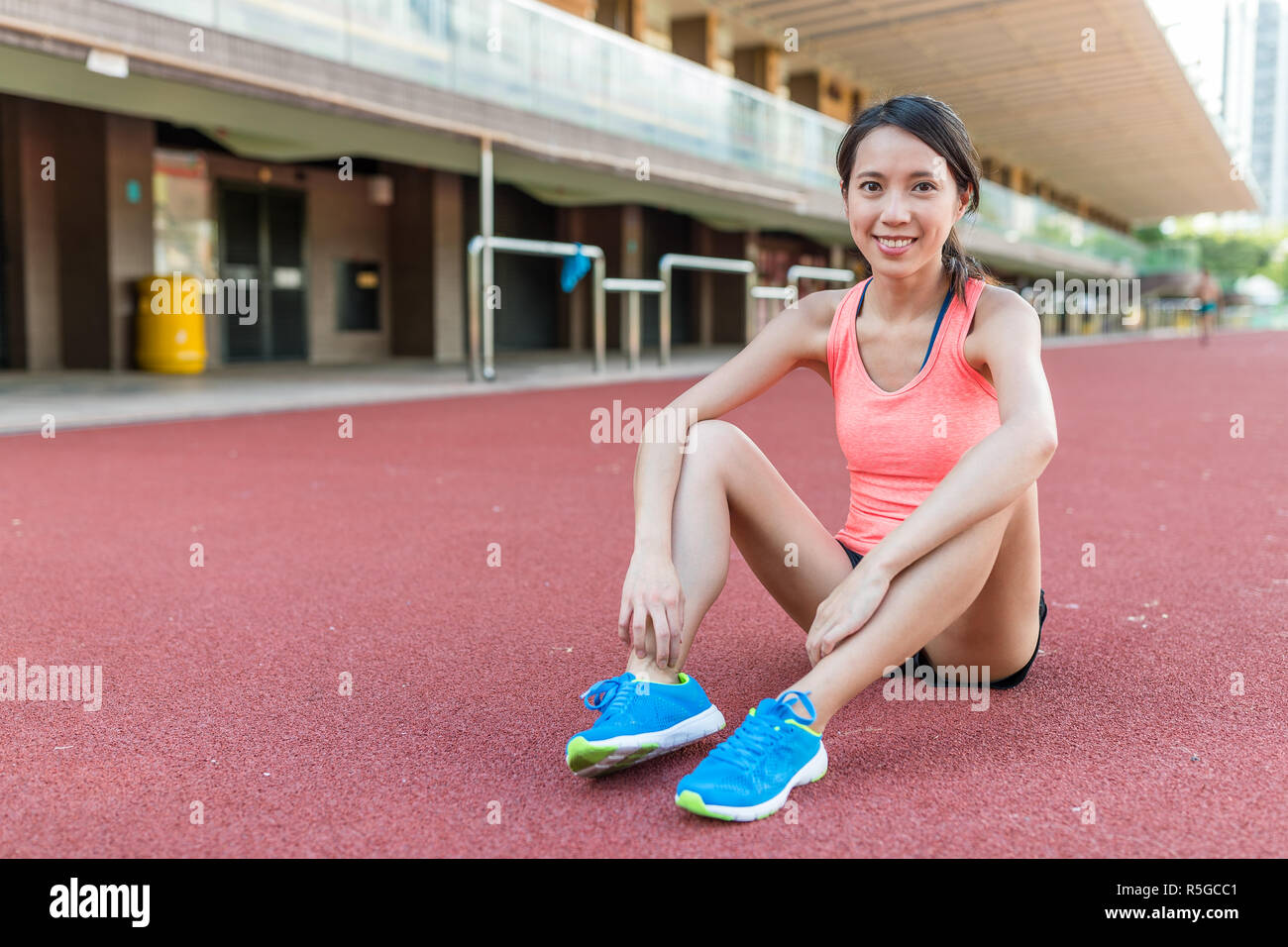 Asian girl taking rest hi-res stock photography and images - Alamy