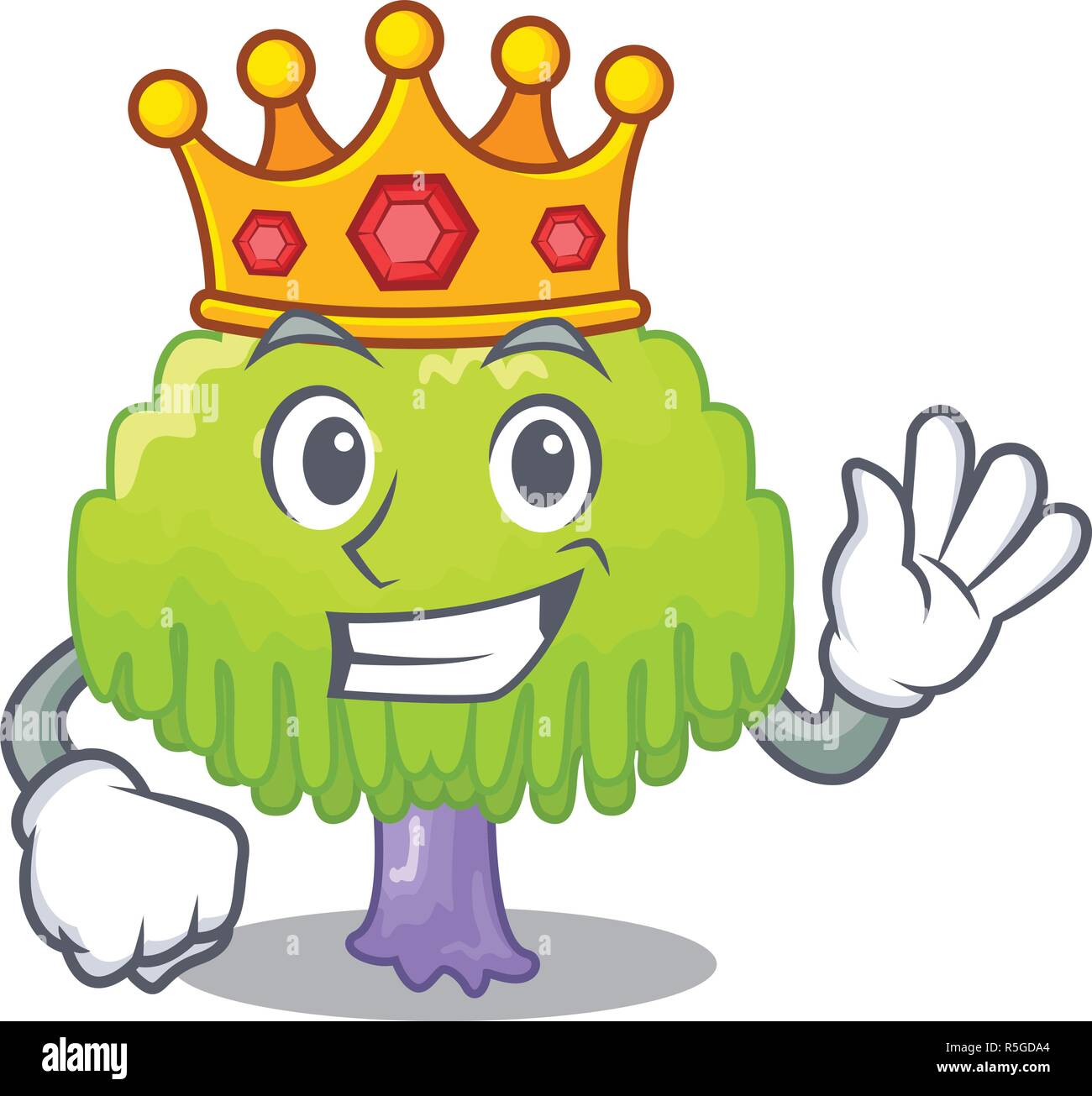 King willow tree branch for frame cartoon vector illustration Stock ...