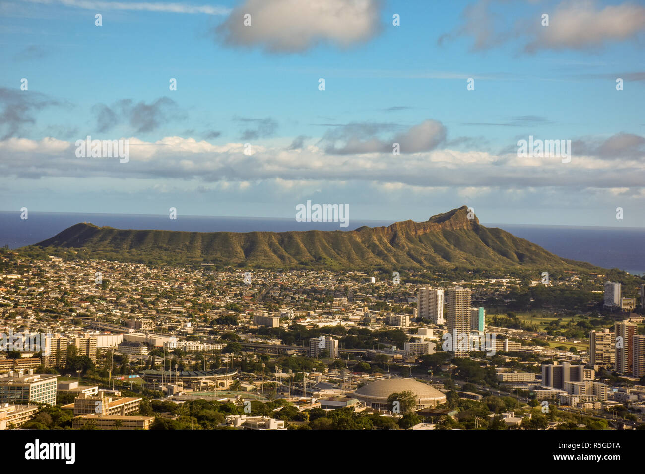 Diamond Head Volcano Stock Photo - Alamy