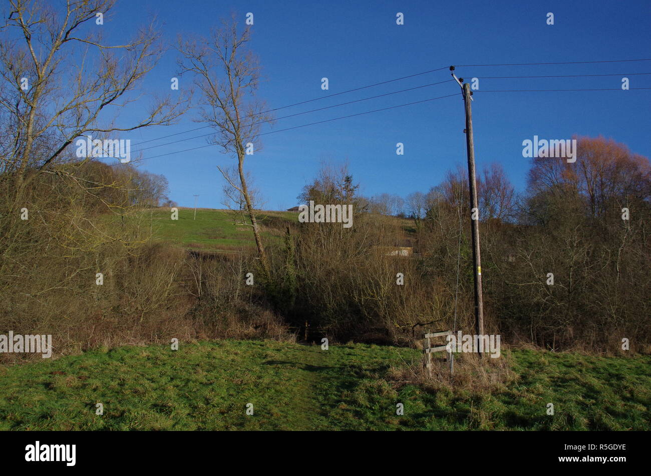 The Macmillan Way. Long-distance trail. Warwickshire. England. UK Stock ...