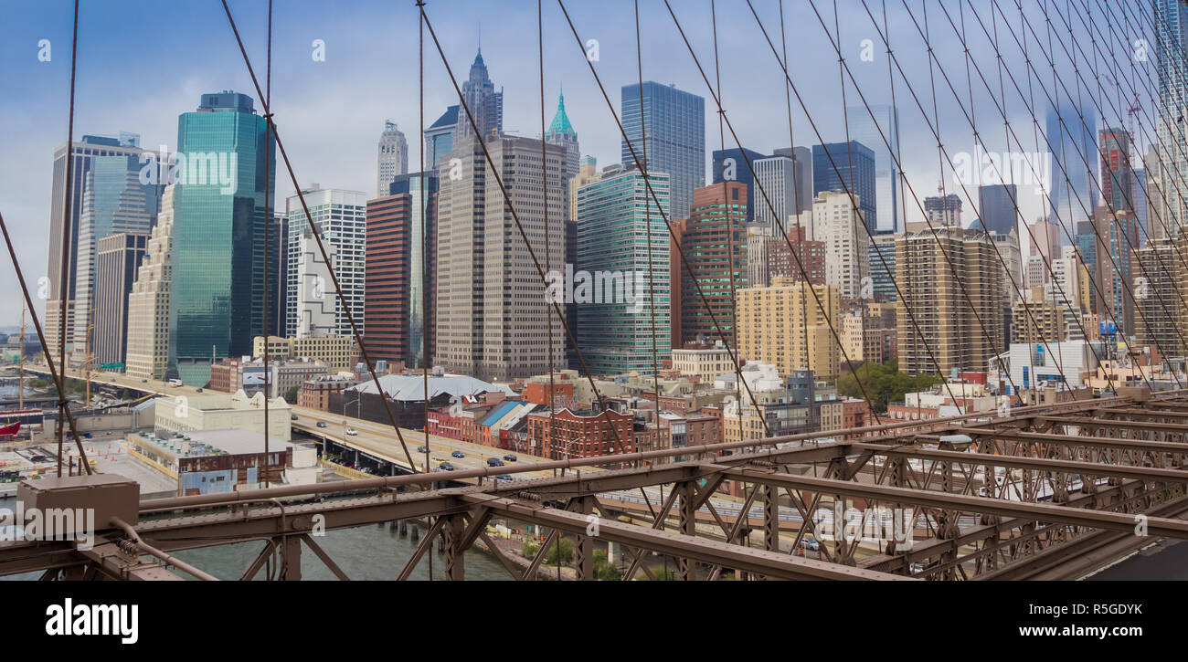 Panoramic view on brooklyn hi-res stock photography and images - Alamy