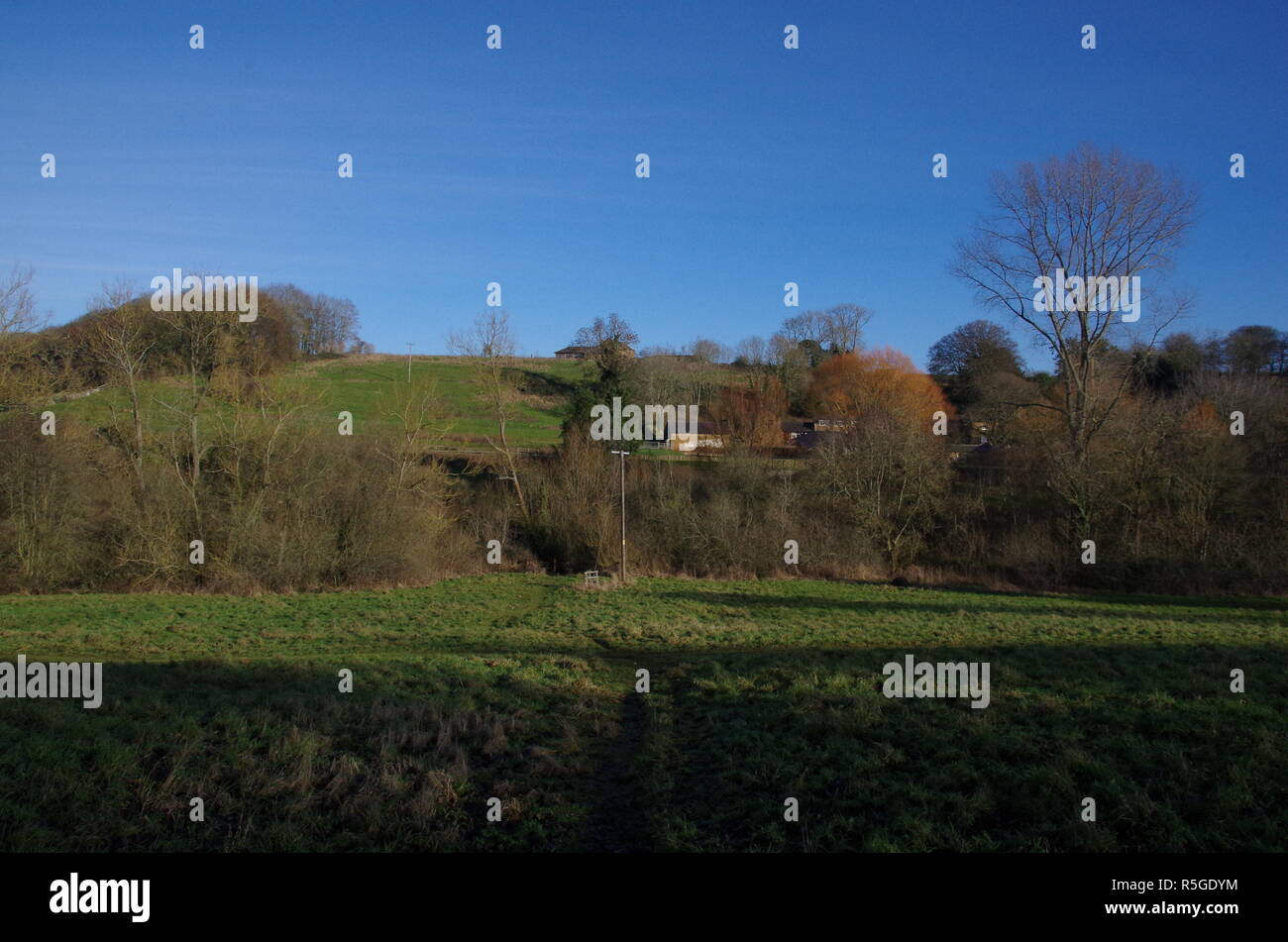 The Macmillan Way. Long-distance trail. Warwickshire. England. UK Stock ...