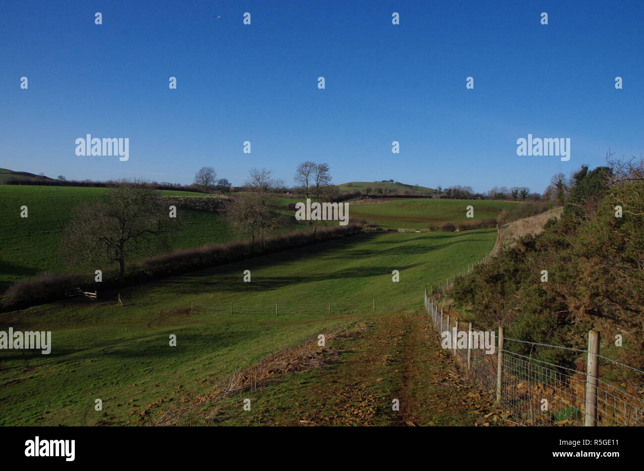 The Macmillan Way. Long-distance trail. Warwickshire. England. UK Stock ...
