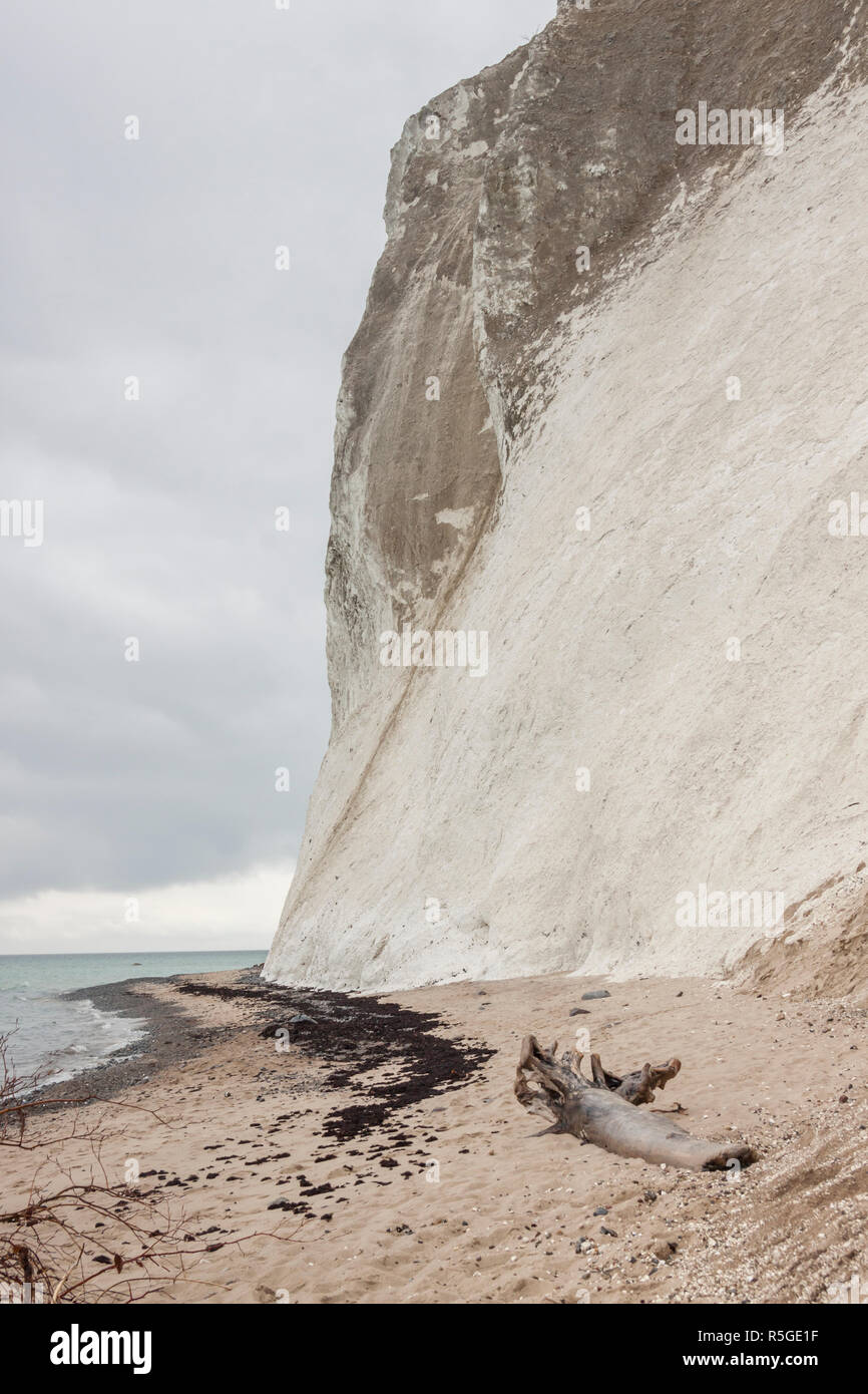 Landscape on Mon, Denmark - white cliffs Stock Photo - Alamy
