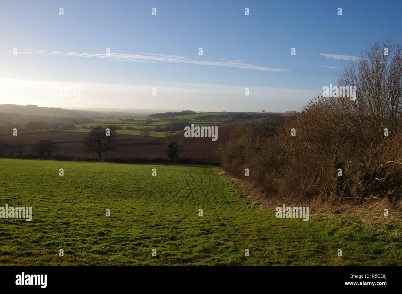 The Macmillan Way. Long-distance trail. Warwickshire. England. UK Stock ...