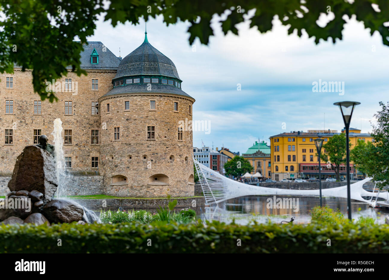 Old medieval castle in Orebro, Sweden, Scandinavia Stock Photo - Alamy