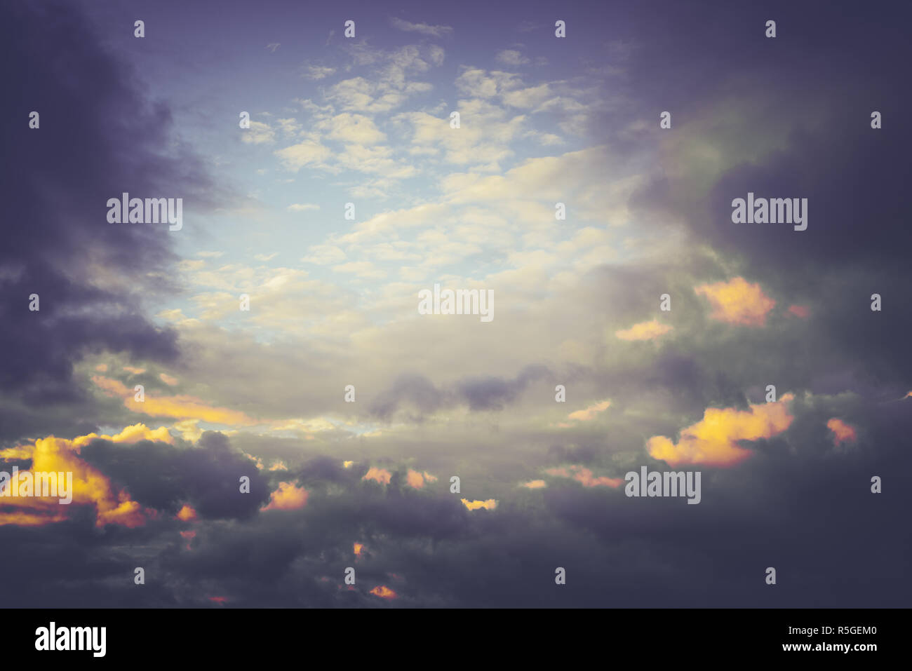 Cloudy sky weather panorama background Stock Photo - Alamy
