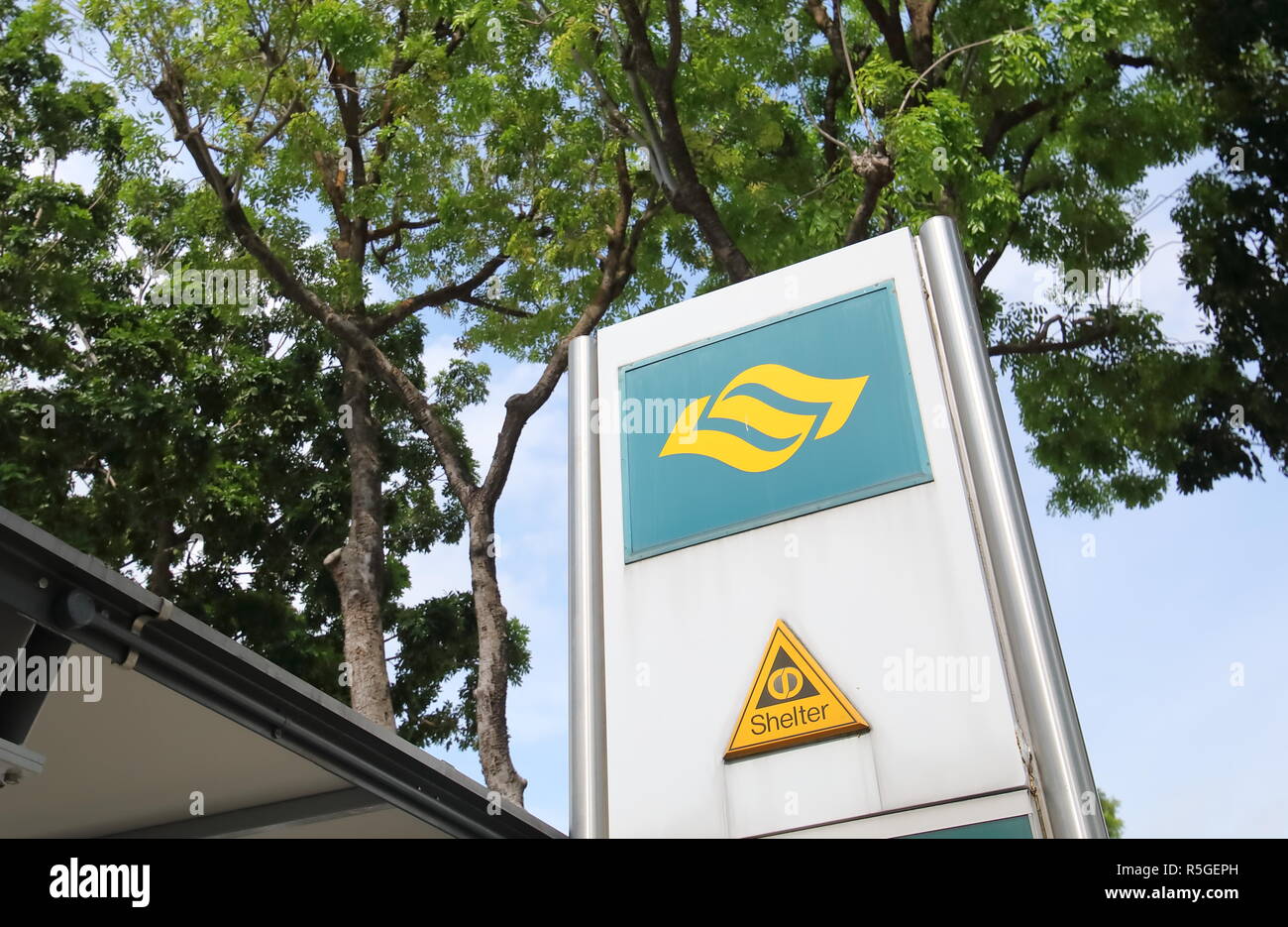 MRT Singapore subway system. MRT is a rapid transit system forming the ...