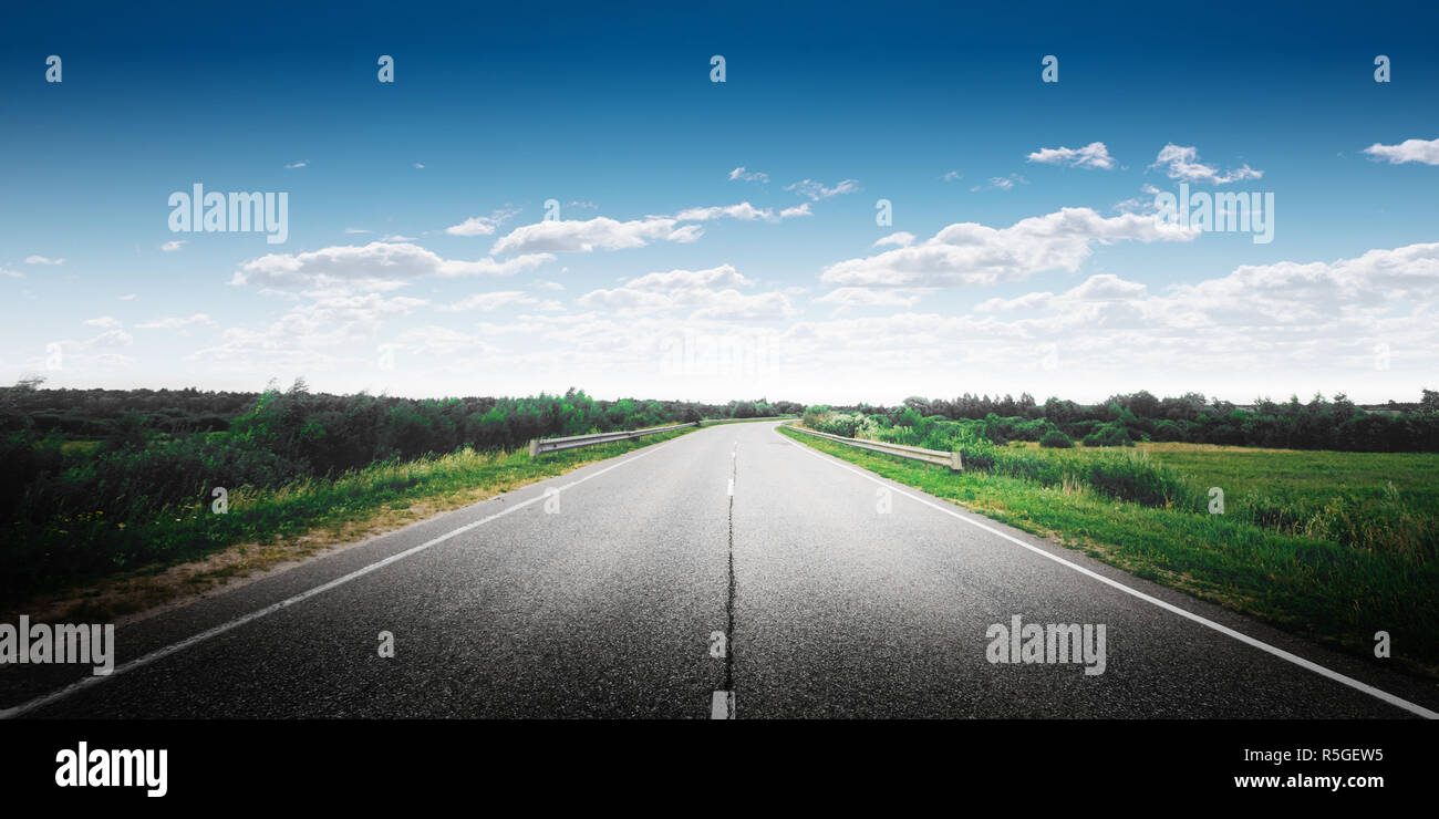 Road way forward direction Stock Photo - Alamy