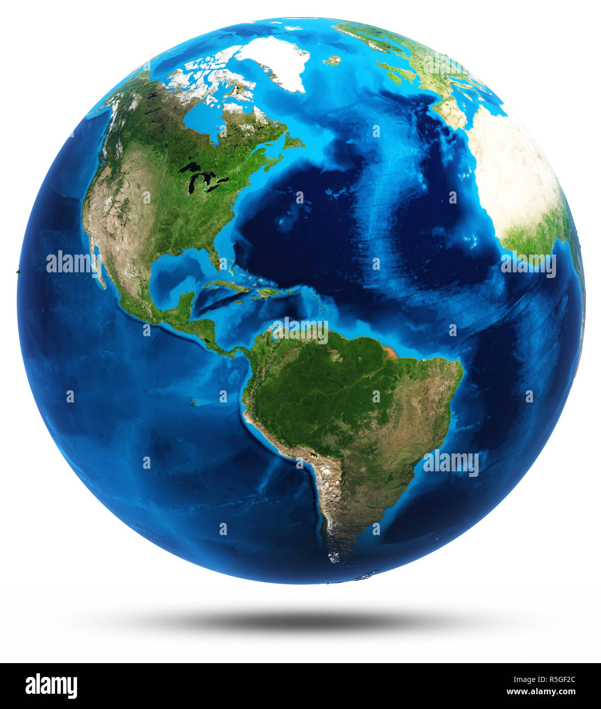 South america relief map globe hi-res stock photography and images - Alamy