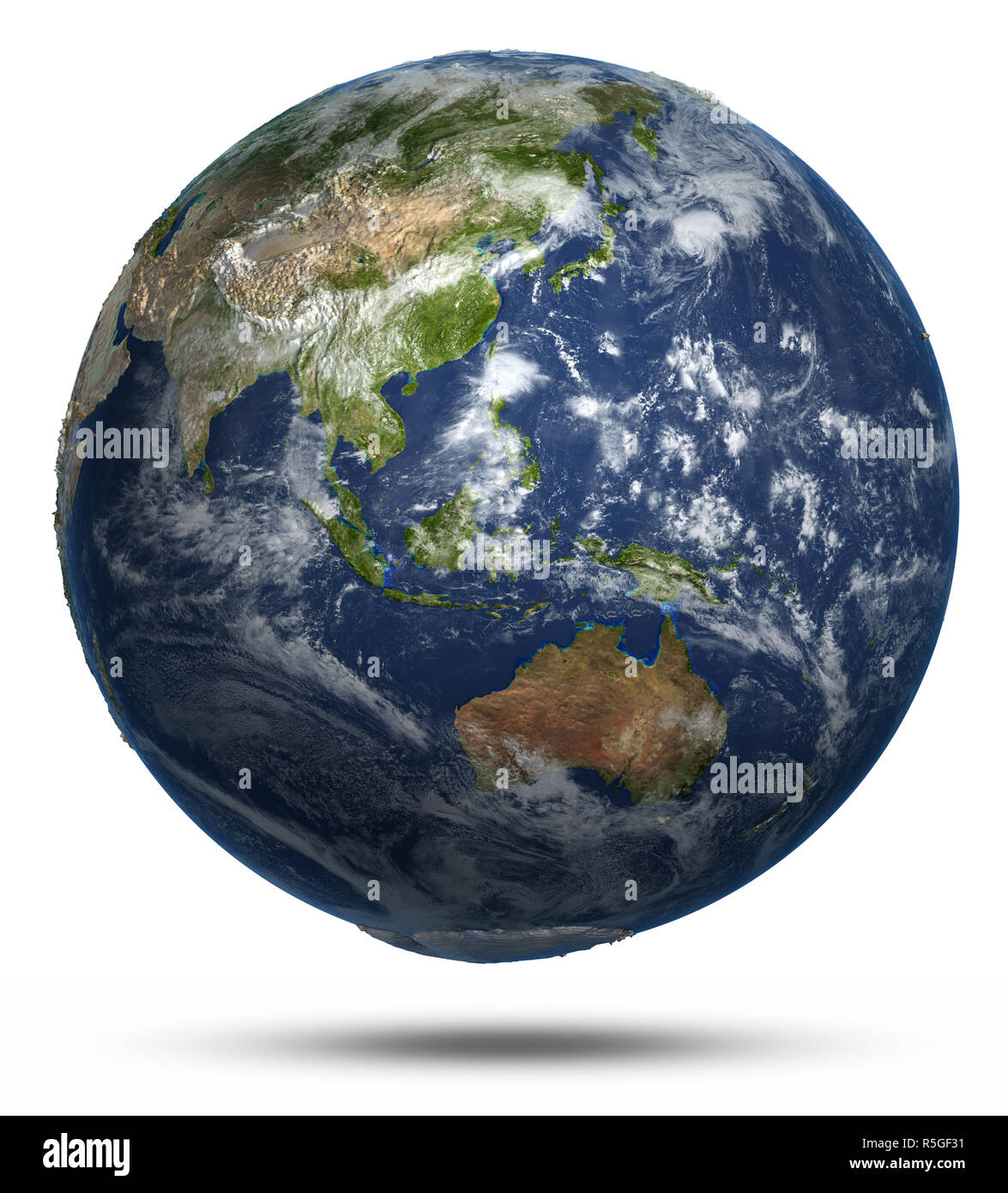 East world map Stock Photo - Alamy