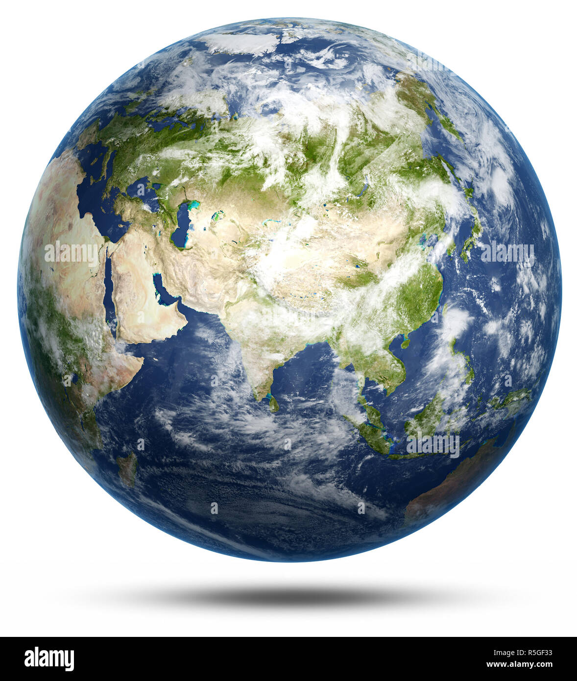 Continent Asia Cut Out Stock Images & Pictures - Alamy