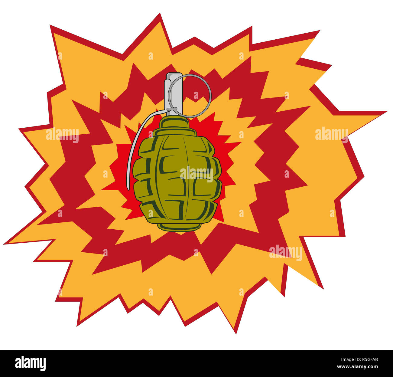 Grenade cartoon hi-res stock photography and images - Alamy