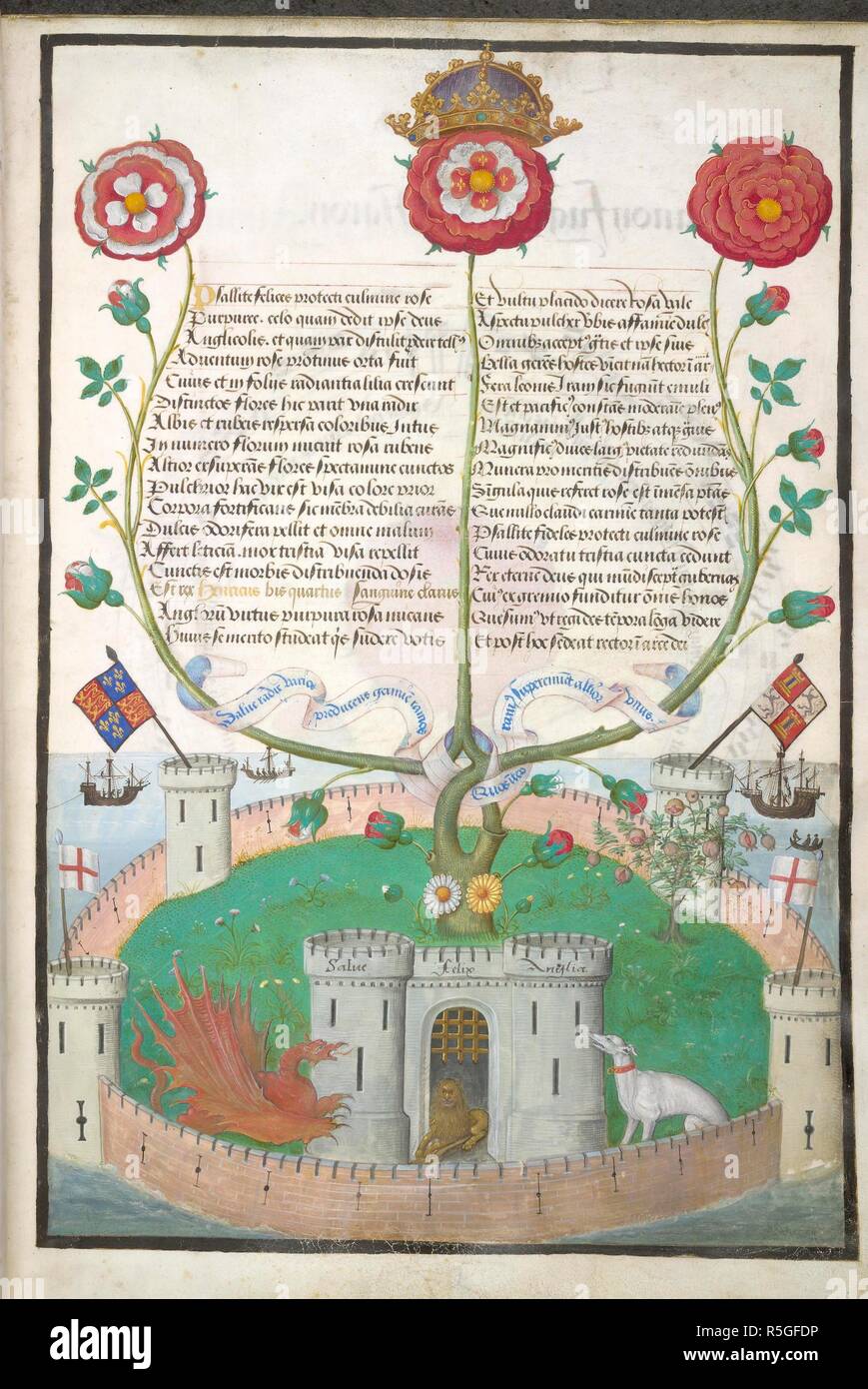 Tudor rose emblem hi-res stock photography and images - Alamy