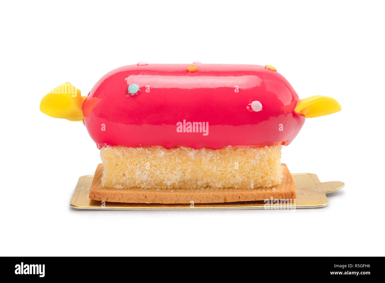 Delicious Candy-Shaped Mousse Cake Stock Photo - Alamy