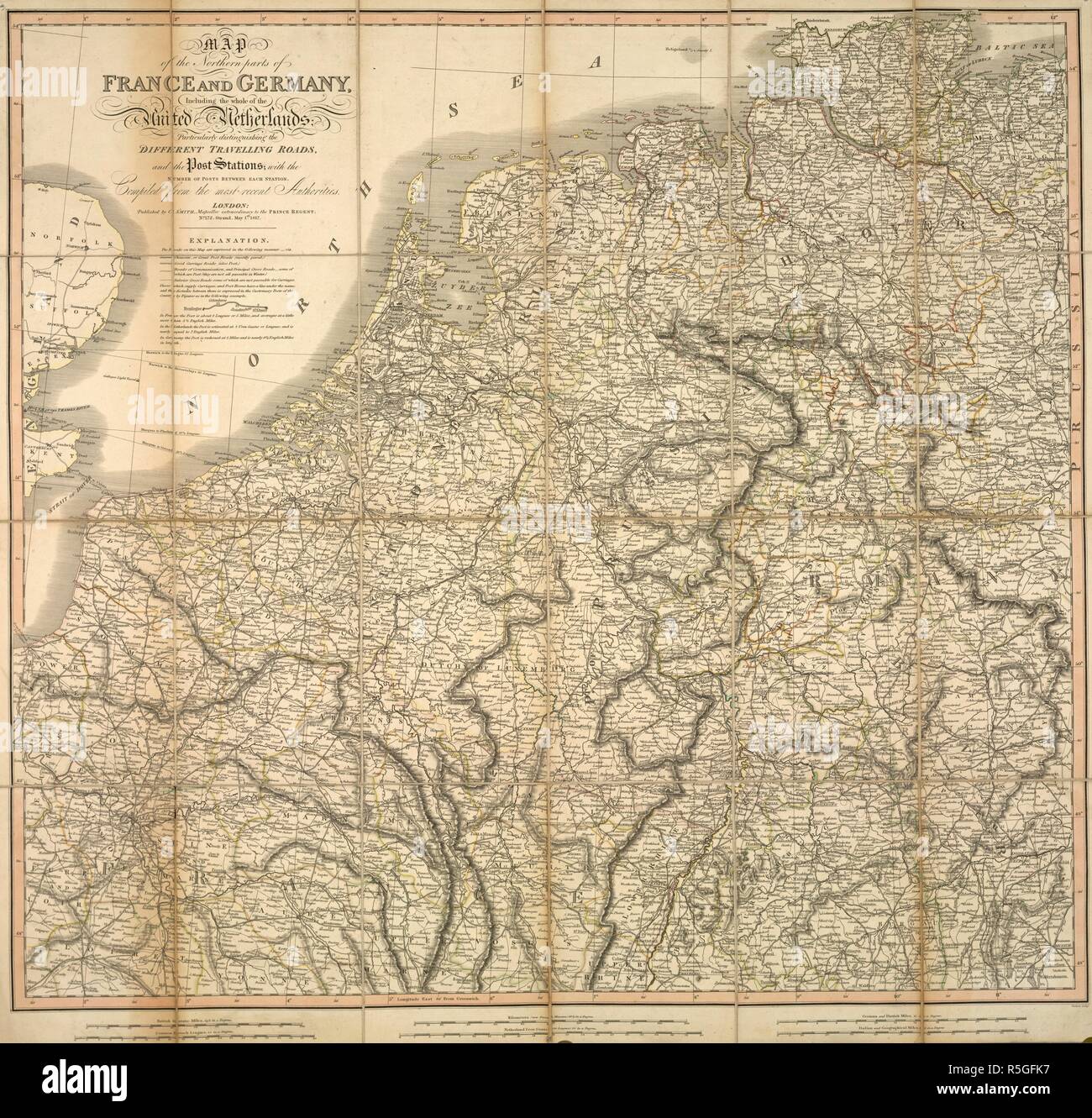 Map of regent hi-res stock photography and images - Alamy