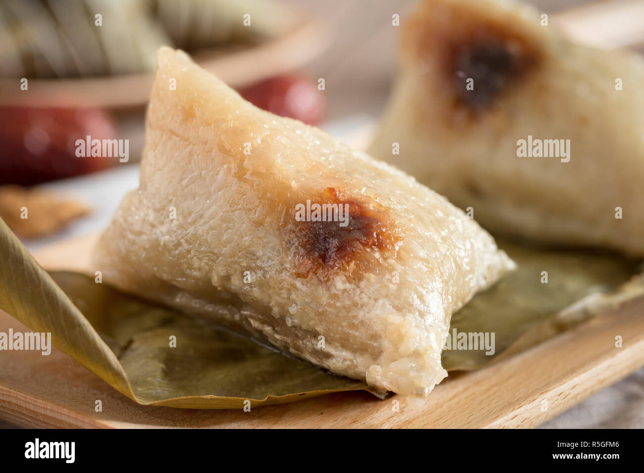 Chinese Sticky Rice Dumplings Stock Photo - Alamy