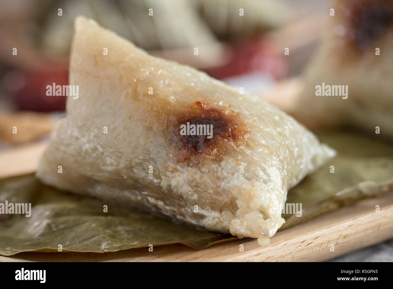 Chinese Sticky Rice Dumplings Stock Photo - Alamy