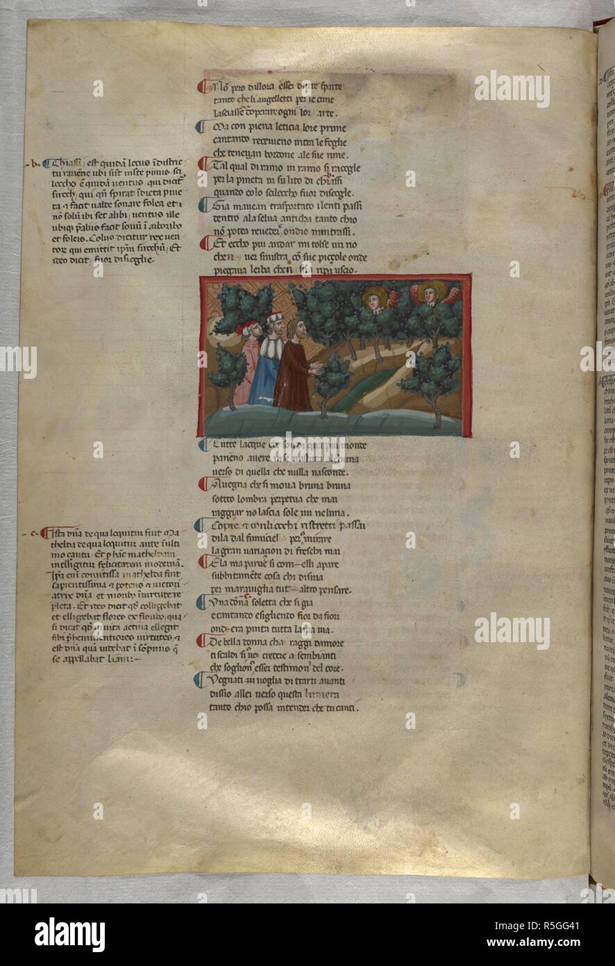 Purgatorio: Dante, Statius and Virgil reach the Forest of Earthly ...