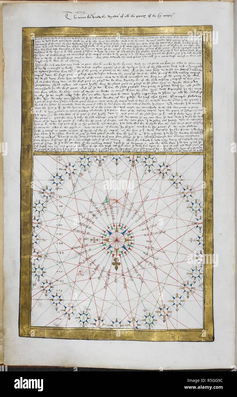 'The maner for to knowe the wyndis of all the pointes of the sey compas ...