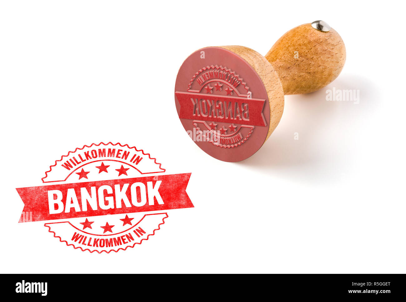 Bangkok stamp hi-res stock photography and images - Alamy