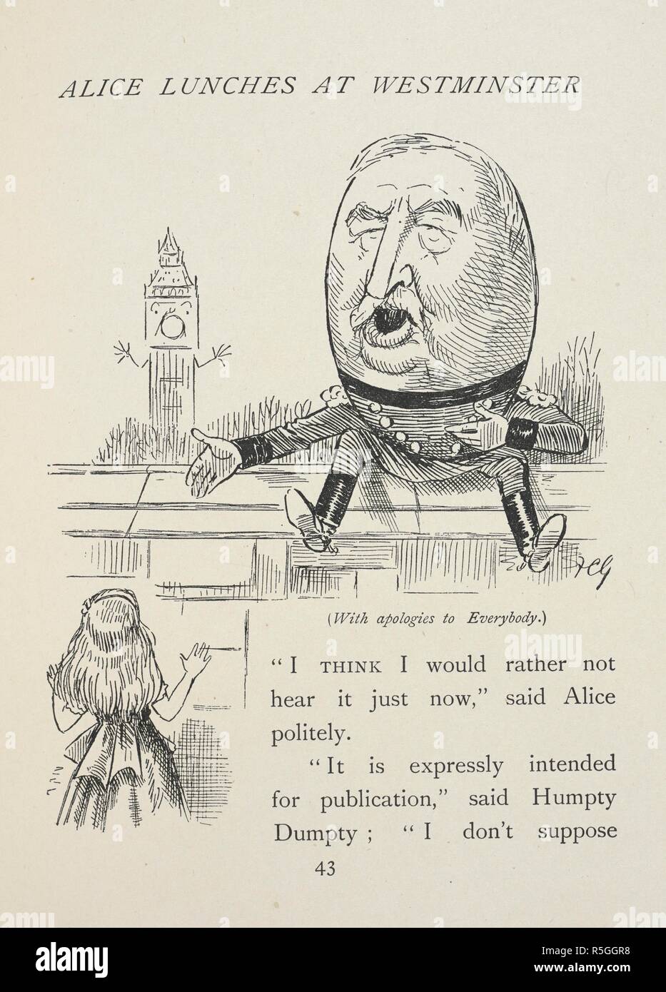 Humpty Dumpty Alice Stock Photos & Humpty Dumpty Alice Stock Images - Alamy