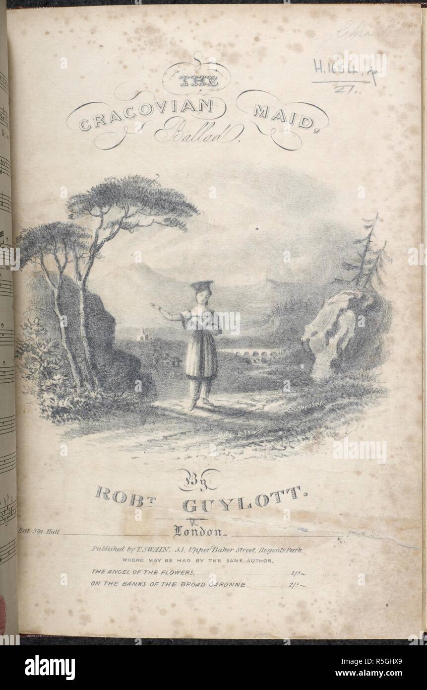 Front cover of 'The Cracovian Maid'. The Cracovian Maid, ballad. London ...