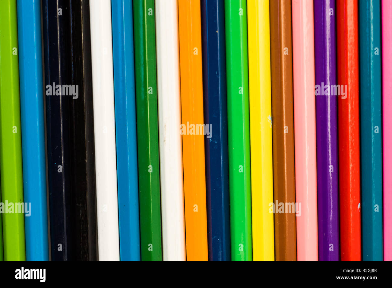 Colorful school supplies, colorful pencils background, back to school ...
