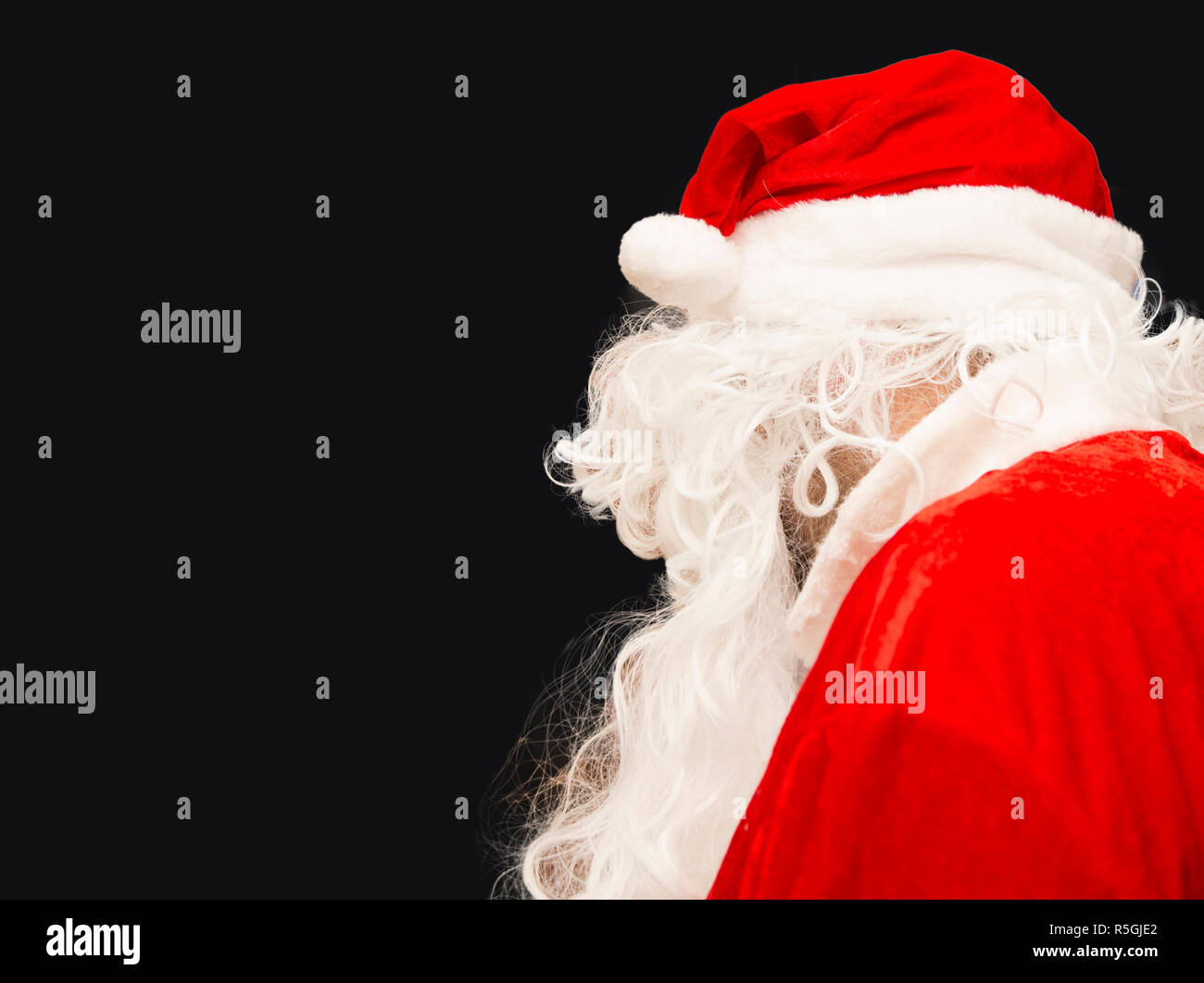 horizontal image with Christmas subject, of Santa Claus photographed ...