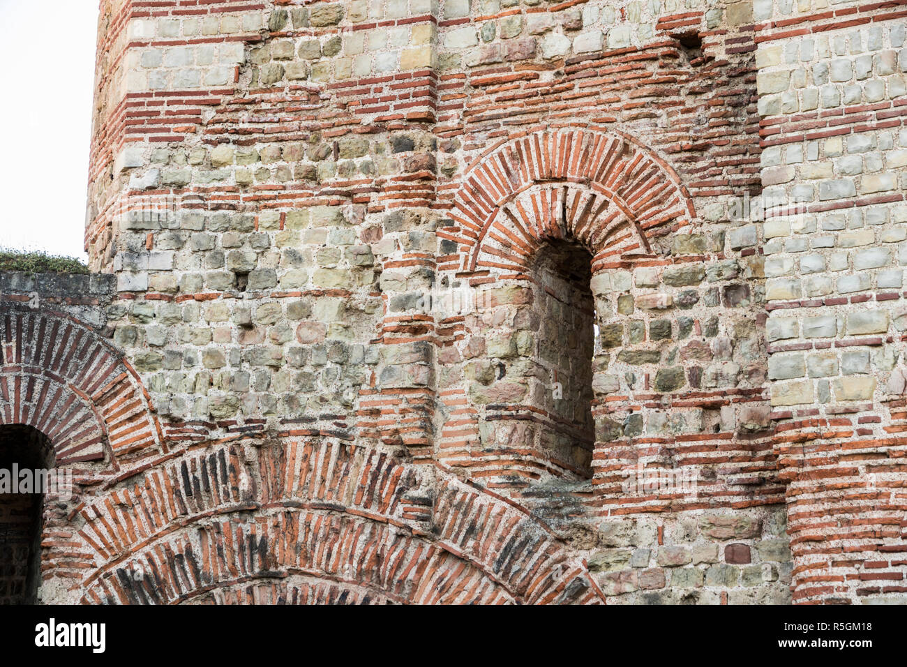 Trier, Germany. The Imperial Baths (Kaiserthermen), a large Roman bath ...